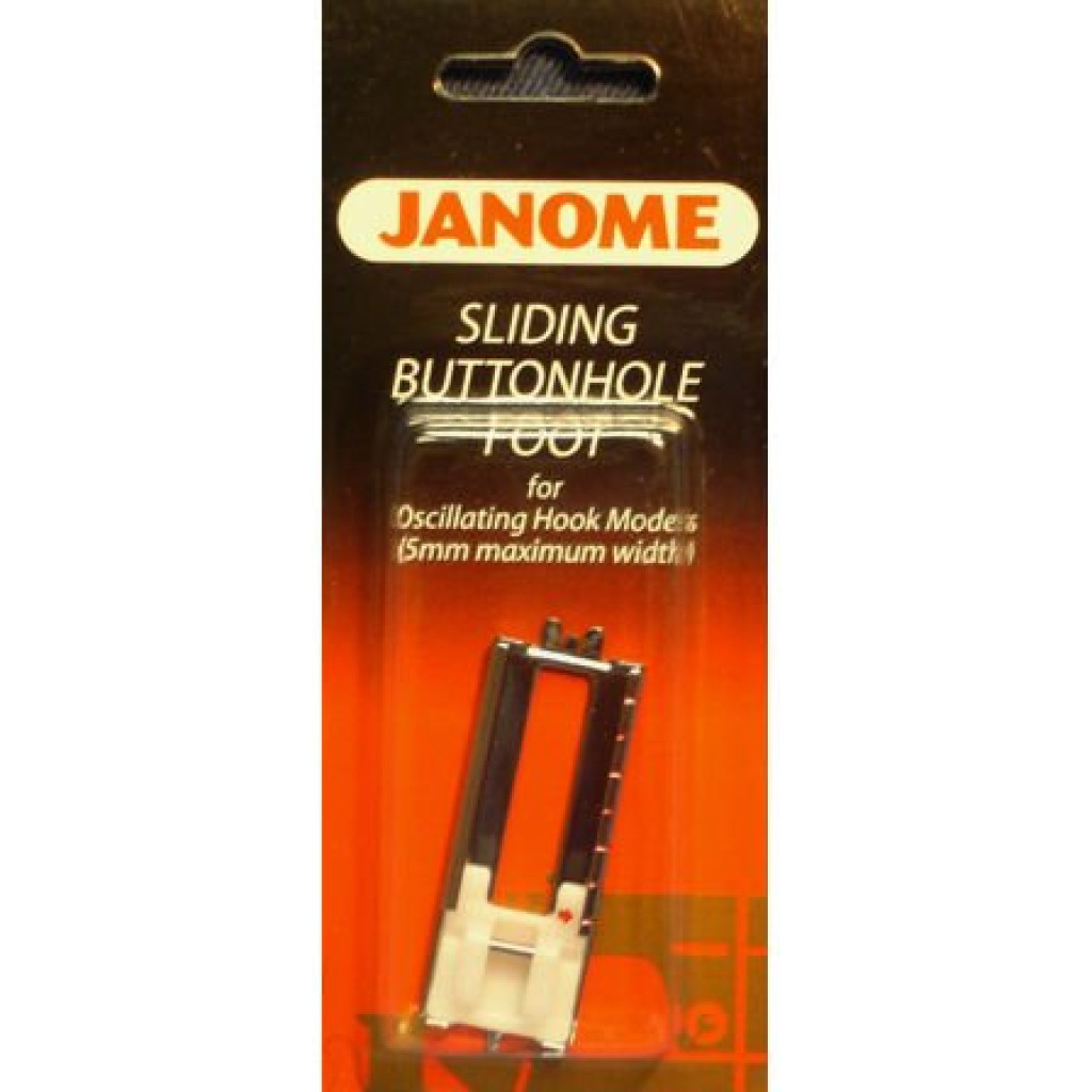 Sliding 4 Step Buttonhole Foot-for-janome-5mm-machines | The Sewing ...