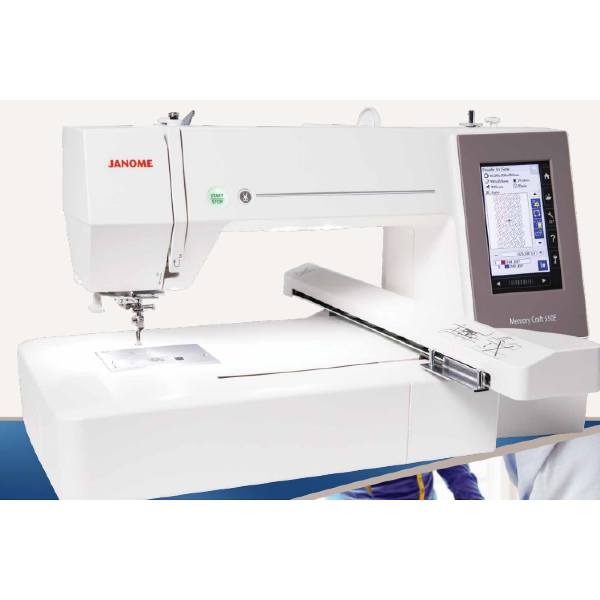 The Janome Memorycraft 550e limited Edition | The Sewing Machine Company