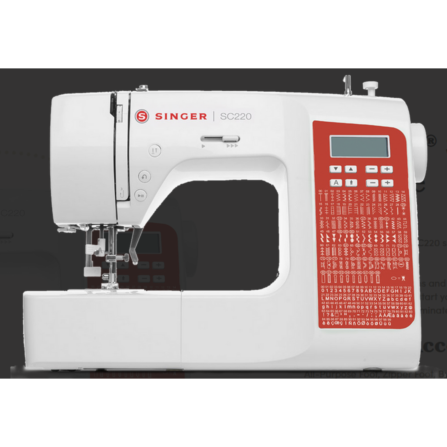 The Singer SC220 sewing machine | The Sewing Machine Company